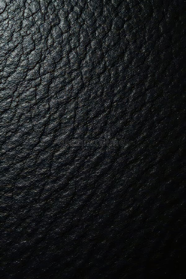 Deeply Grained Black Leather Texture Worn Look Retro Surface Old Stock ...
