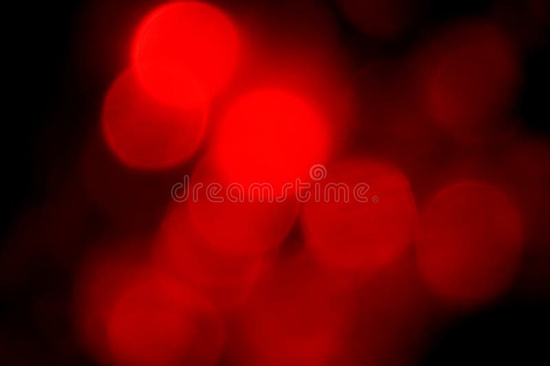 Deeply Red Bokeh on the Black Background Stock Photo - Image of ...