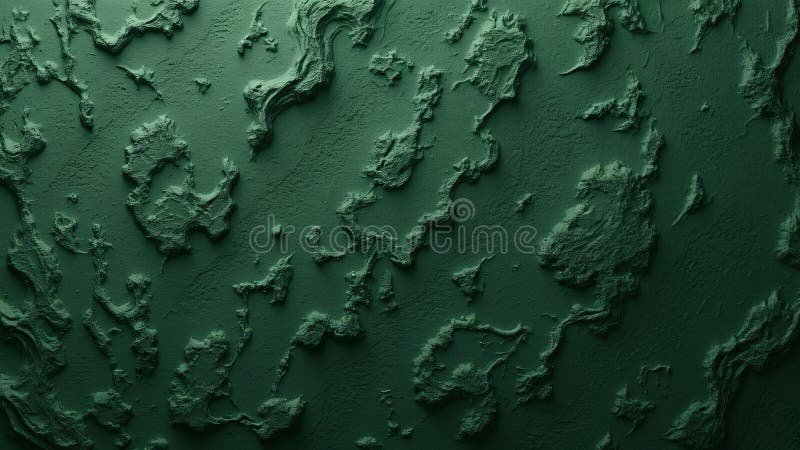 Deeply Textured Tree Bark, Green Abstract Background High Quality Image ...
