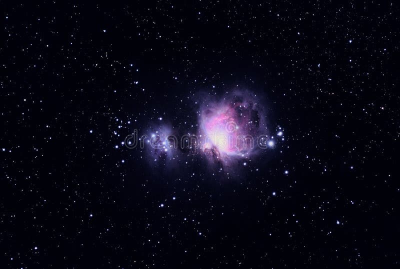 Deepsky Colors of Orion Nebula Stock Photo - Image of starry, spike ...