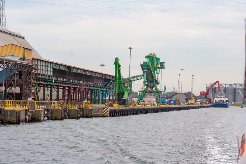 Deepwater Container Terminal in Gdansk. Large Port Cranes Editorial ... Deepwater Container Terminal in Gdansk. Large Port Cranes Editorial ...