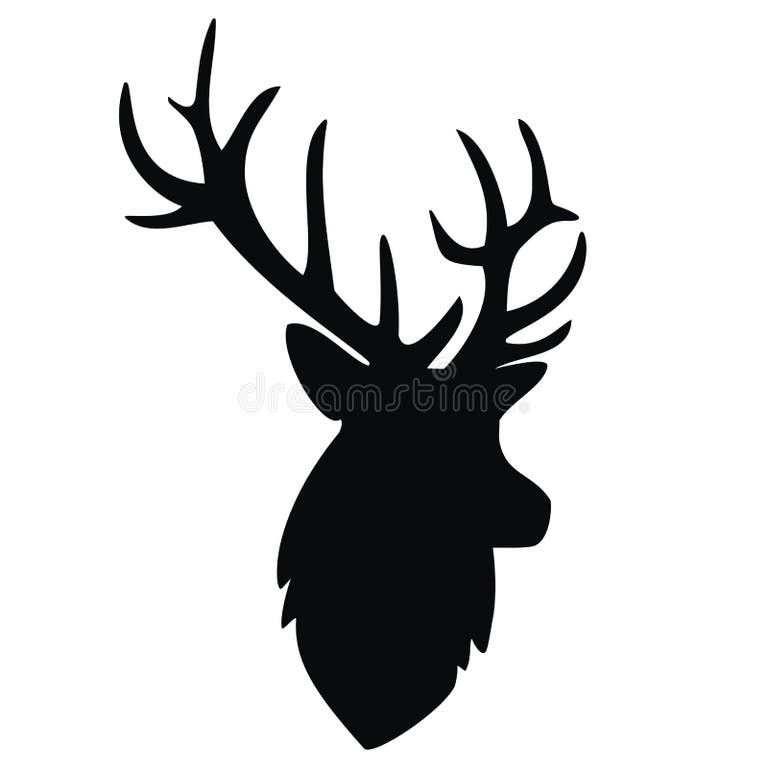 Deer Profile Side Stock Illustrations – 982 Deer Profile Side Stock ...