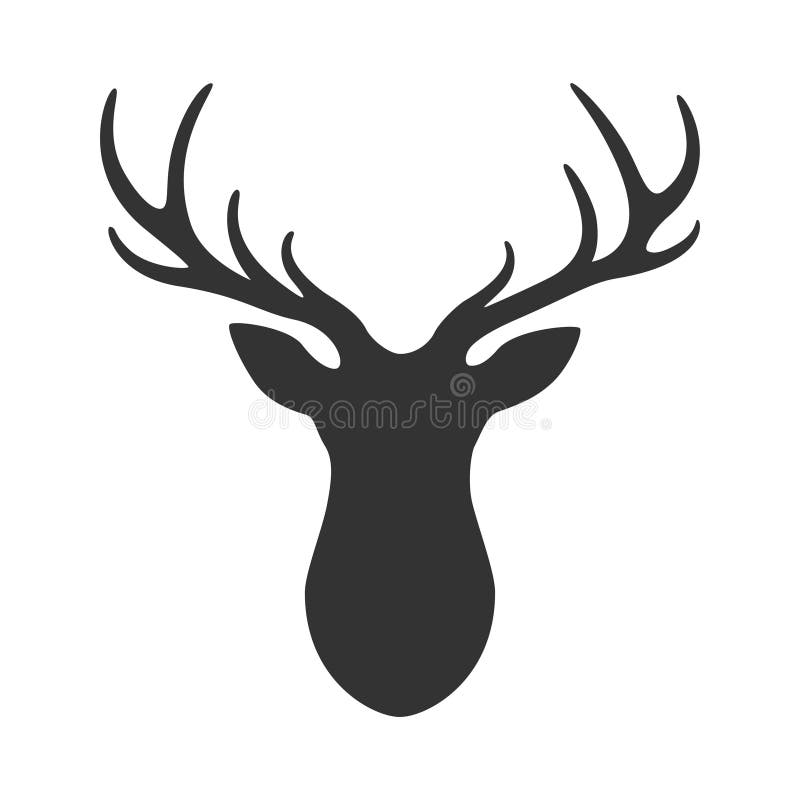 Deer graphic icon stock vector. Illustration of isolated - 270531997