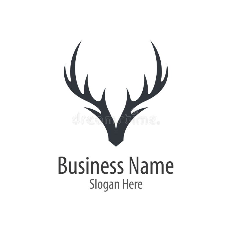 Deer Head Icon Illustraation Stock Vector - Illustration of head ...