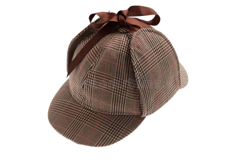 Deer Hunter Cap Isolated on White Stock Photo - Image of english ...