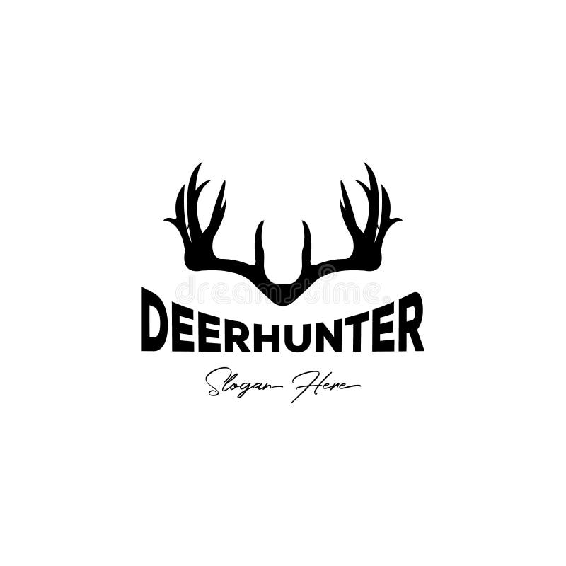 Deer Hunter Design Vector Illustration Stock Vector - Illustration of ...