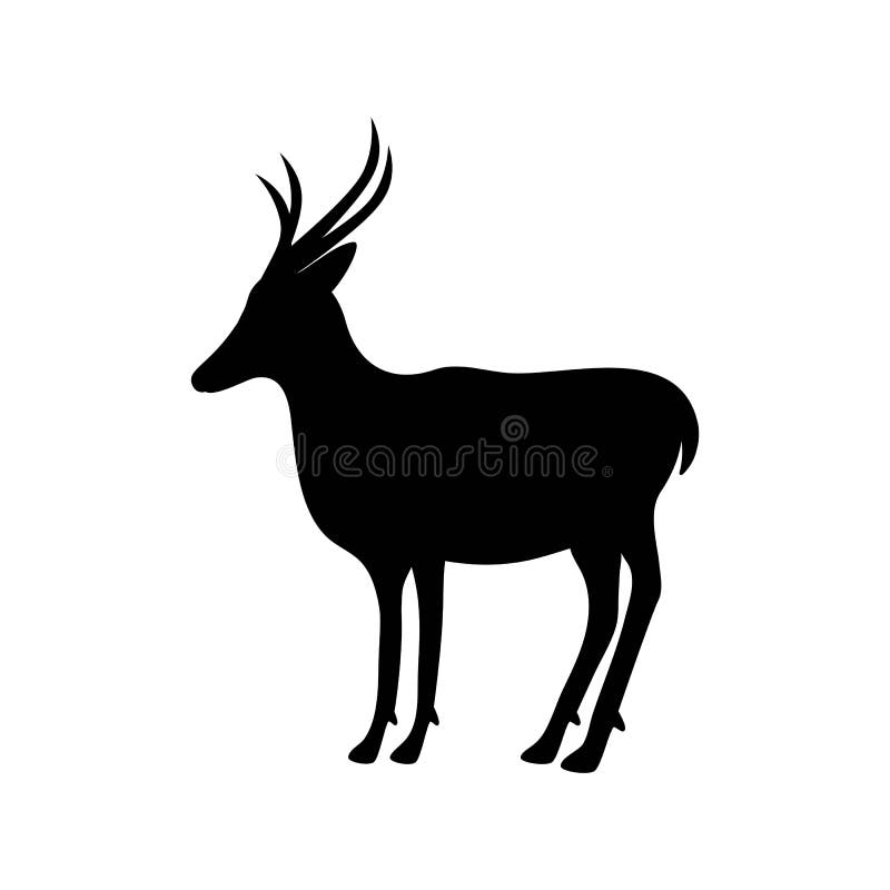 Deer Icon Logo Template Illustration Vector Stock Vector - Illustration ...