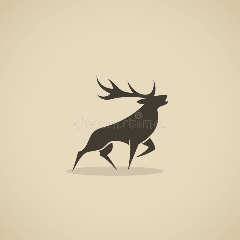 Deer Icon - Vector Illustration Stock Vector - Illustration of vector ...