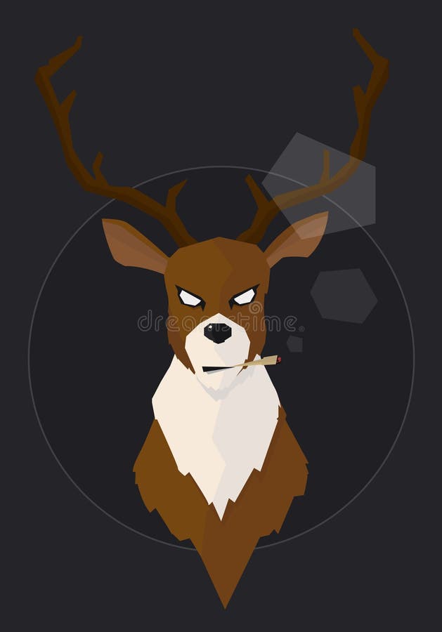 Angry Reindeer Stock Illustrations – 389 Angry Reindeer Stock ...