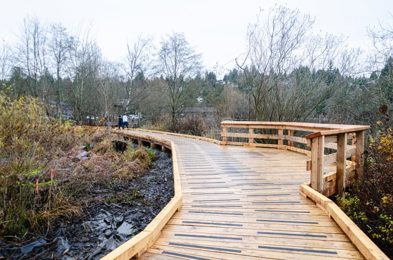 Deer Lake Park at Burnaby, BC, Canada Stock Image - Image of clouds ...
