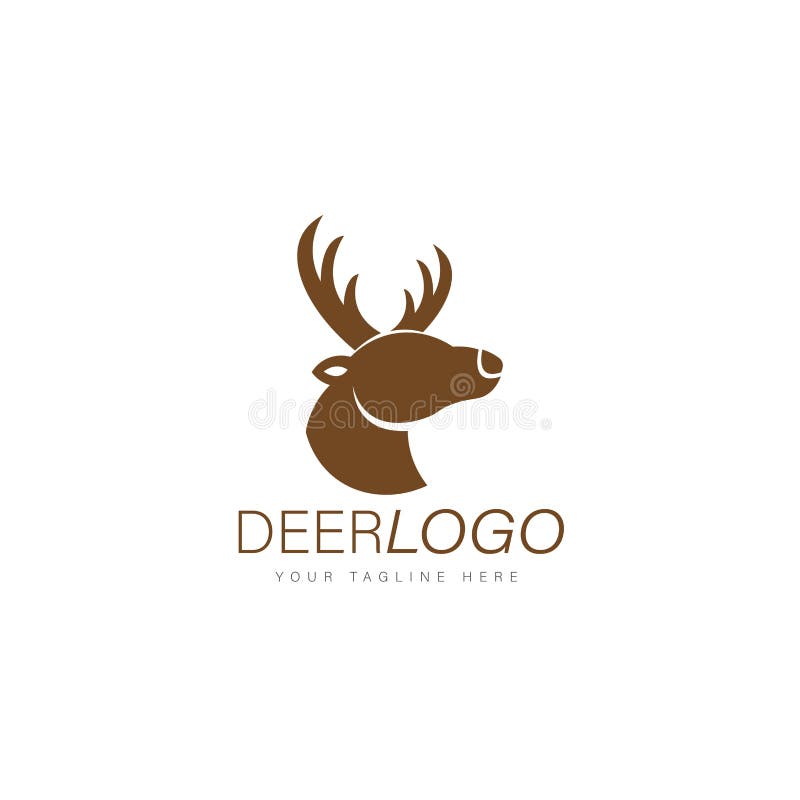 Deer Logo Design Illustration Icon Graphic Symbol Stock Vector ...