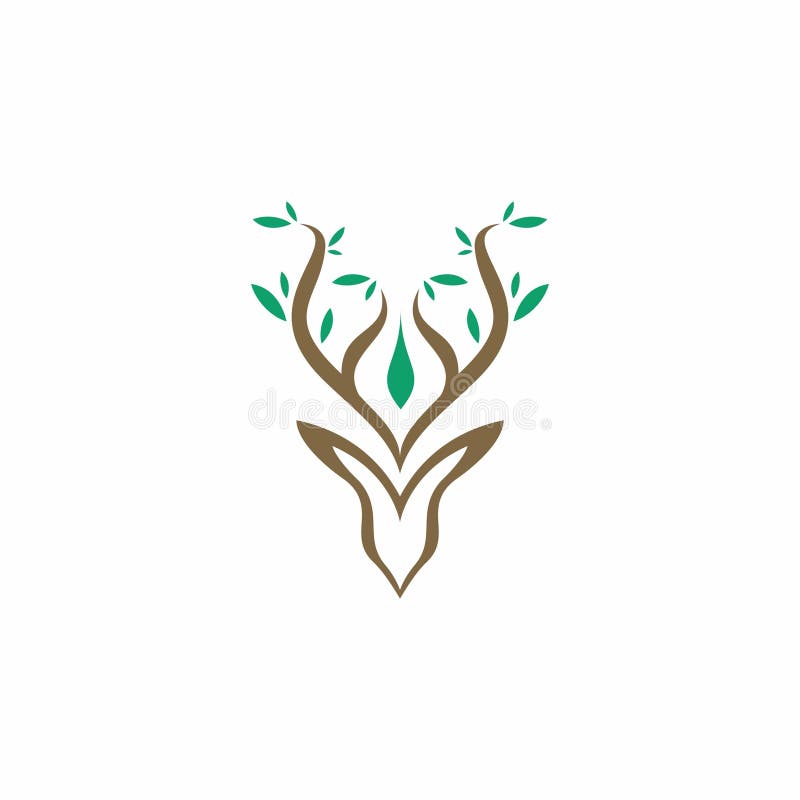 Deer Nature Logo Unique Logo Stock Vector - Illustration of nature ...