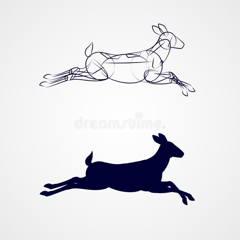 Doe Running Stock Illustrations – 425 Doe Running Stock Illustrations ...