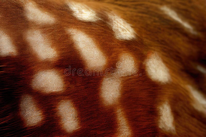 Deer Skin Texture Background, Spotted Deer Fur Pattern, Generative AI ...