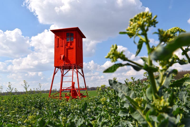 Deer stand stock photo. Image of watch, hunt, watching - 90086588
