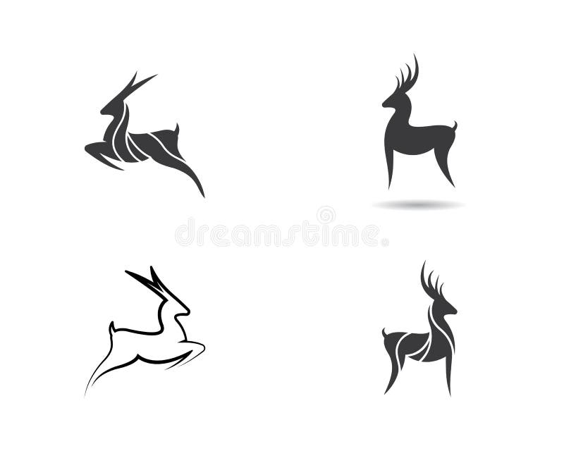 Deer symbol illustraation stock vector. Illustration of head - 170976337