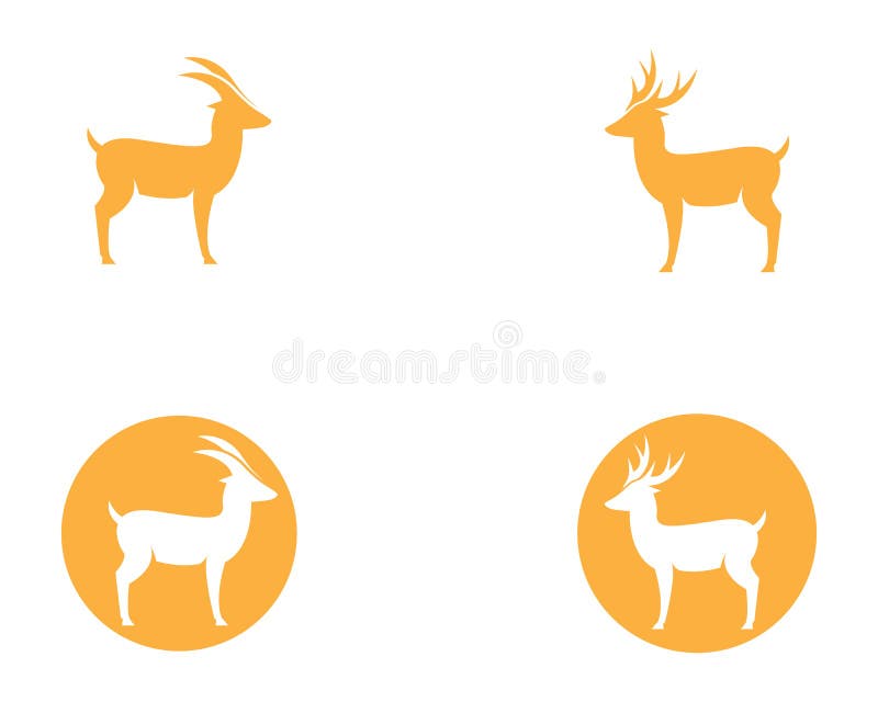 Deer symbol illustraation stock vector. Illustration of head - 136924733