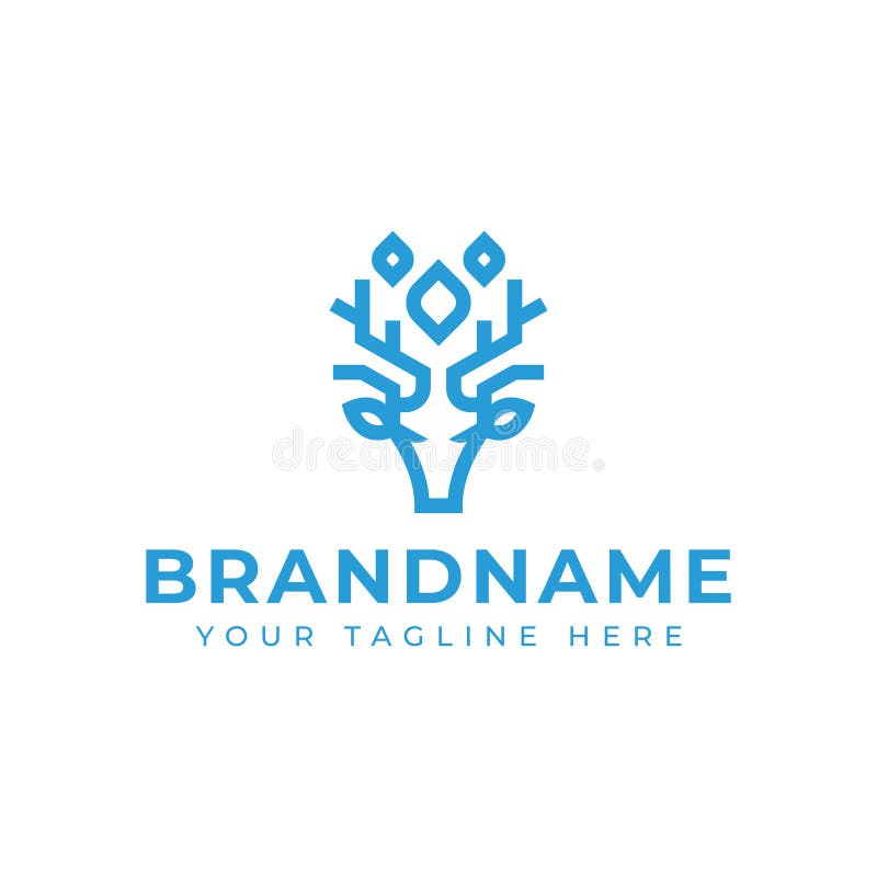 Deer Tech Network Logo, Symbolizing Agility, Strength, and Innovation ...