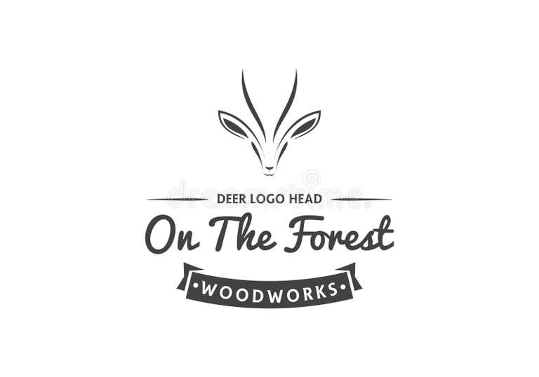 Deer logo design stock illustration. Illustration of simple - 289167463