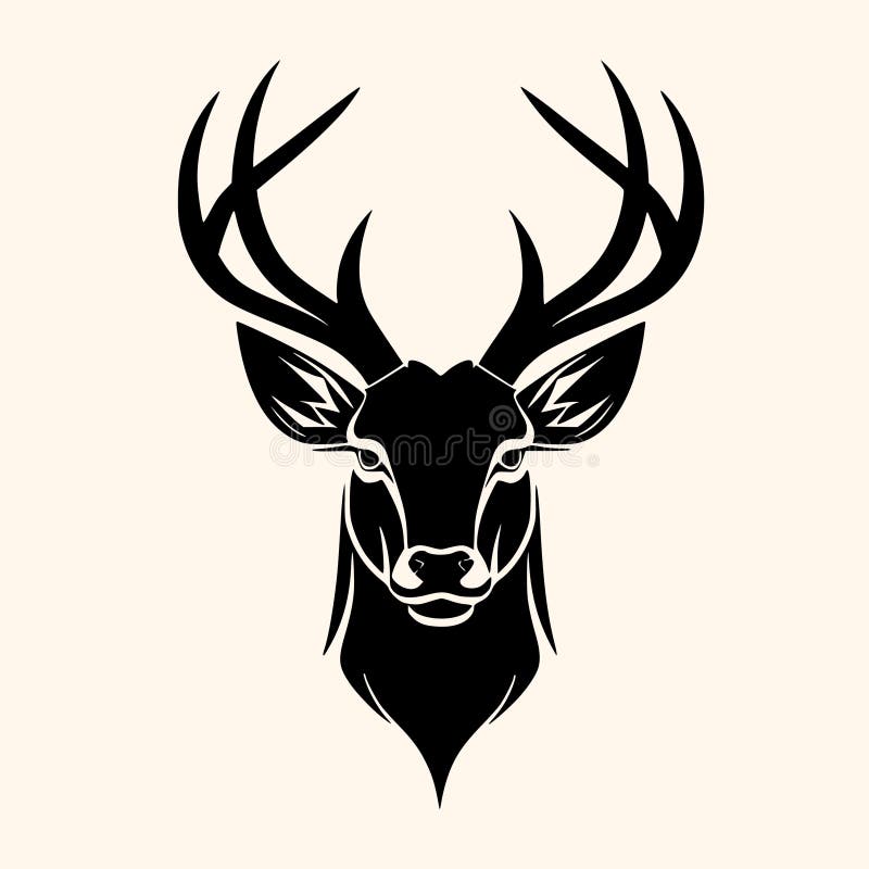 Deer Vector for Logo or Icon, Drawing Elegant Minimalist Style,abstract ...