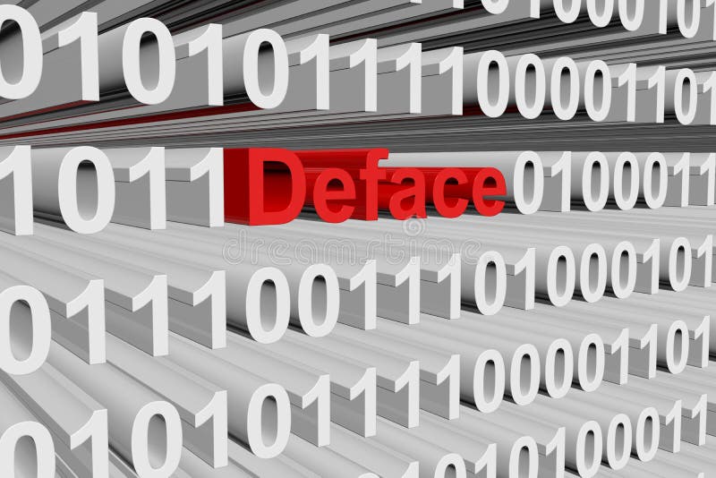 Deface stock abbildung. Illustration von biss, verunstalten - 85816395