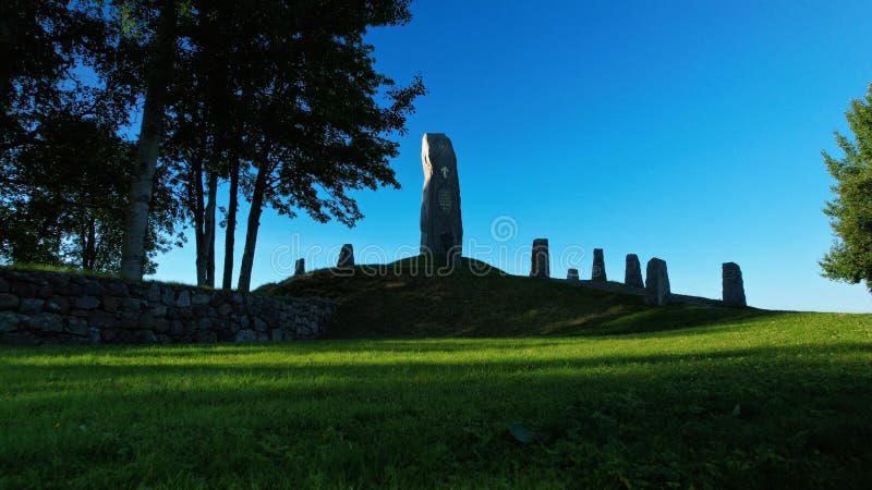 The Wasa Stone or Vasa Monument in Rattvik Dalarna Sweden Stock Image ...