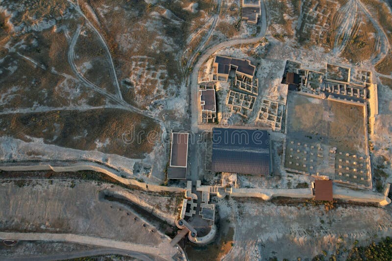 Walls and Entrance Gate of Otrar Castle. Stock Image - Image of asian ...