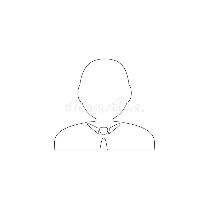 Default Avatar Profile. Flat Vector Icon Stock Vector - Illustration of ...