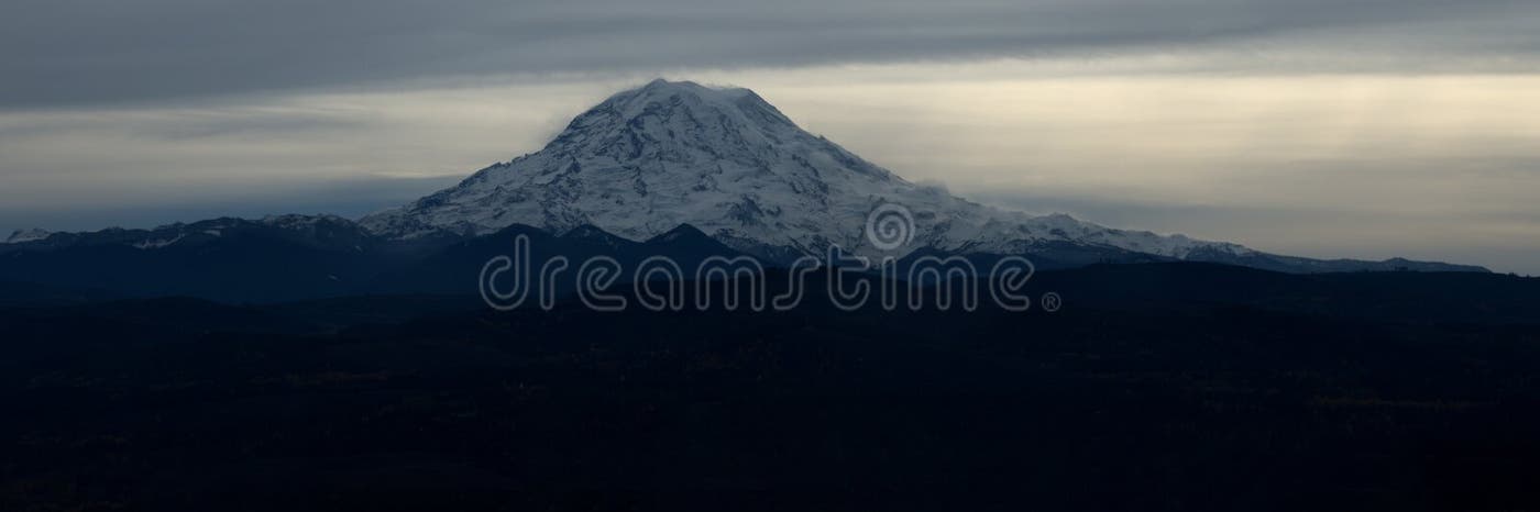 Mount Rainier Silhouette Stock Photos - Free & Royalty-Free Stock ...