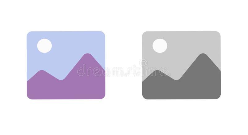 Default Thumbnail Image Picture Icon Vector Simple Flat Cartoon ...