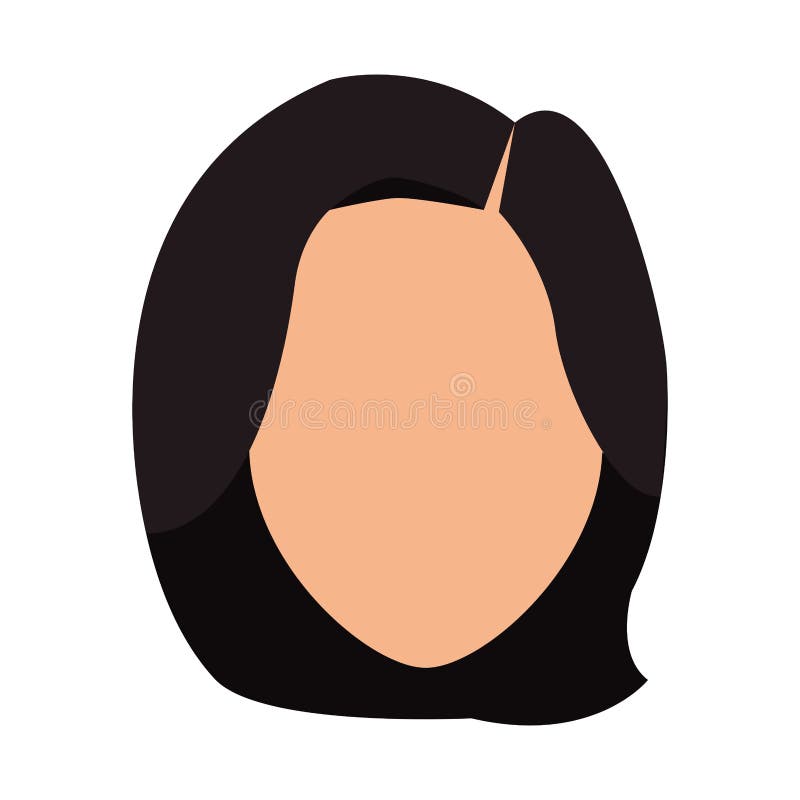 Default Man Face Icon, Flat Design Stock Vector - Illustration of ...