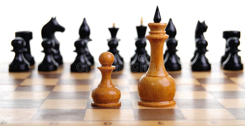 Defeat stock photo. Image of intelligence, pawn, board - 15968602