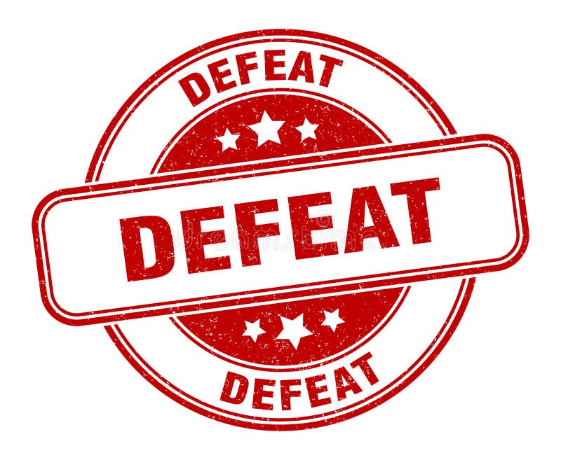 Defeat Round Grunge Stamp Stock Illustrations – 90 Defeat Round Grunge ...