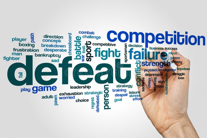 Business Defeat Or Crime Scene Concept With Game Pieces Stock Photo ...