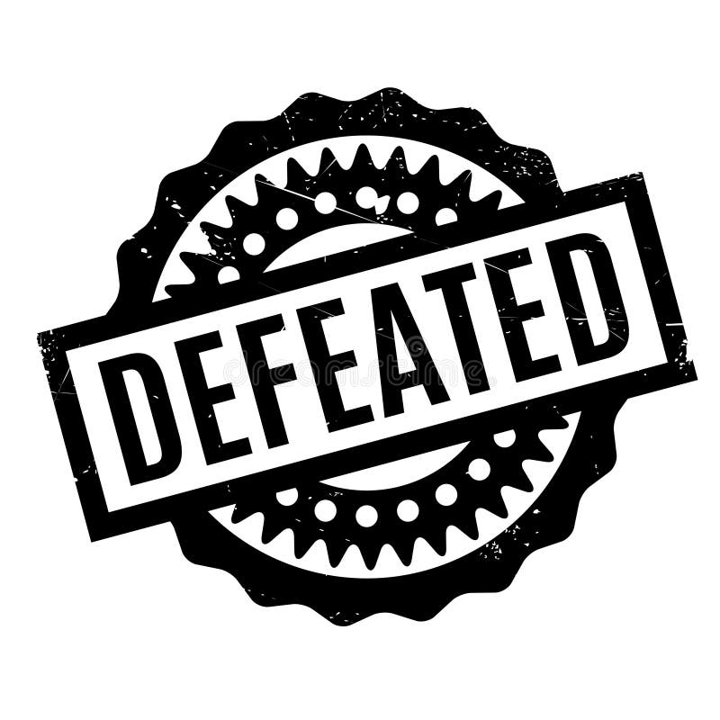 Defeated red stamp stock illustration. Illustration of background ... Defeated red stamp stock illustration. Illustration of background ...