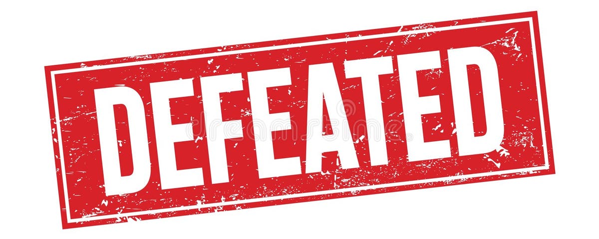 Defeated Text Stock Illustrations – 182 Defeated Text Stock ...