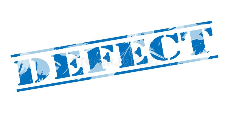 Defect blue stamp stock illustration. Illustration of label - 98291992