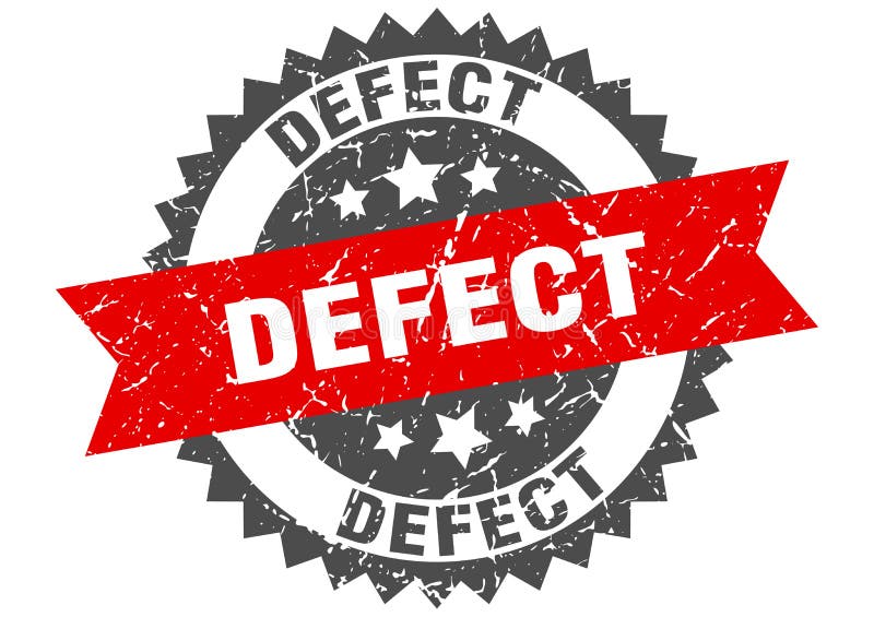 Defect Stamp. Defect Round Grunge Sign Stock Vector - Illustration of ...