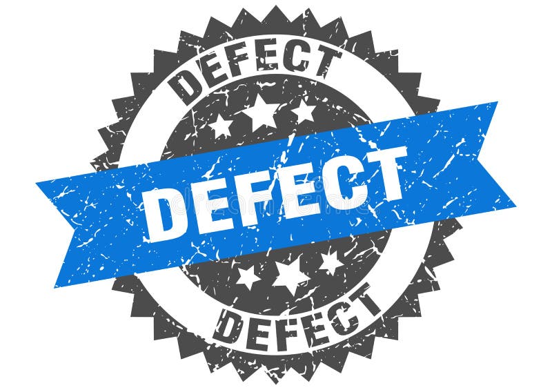 Defect stamp stock vector. Illustration of label, grunge - 122341002