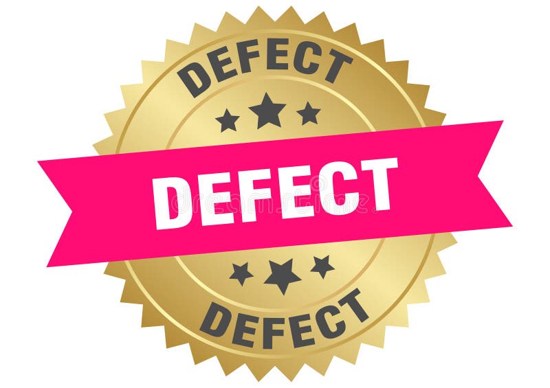 Defect Round Isolated Badge Stock Illustrations – 152 Defect Round ...