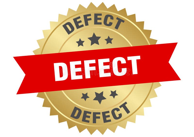 Defect Round Isolated Badge Stock Illustrations – 152 Defect Round ...