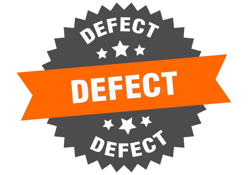 Defect Sticker. Defect Square Sign Stock Vector - Illustration of ...