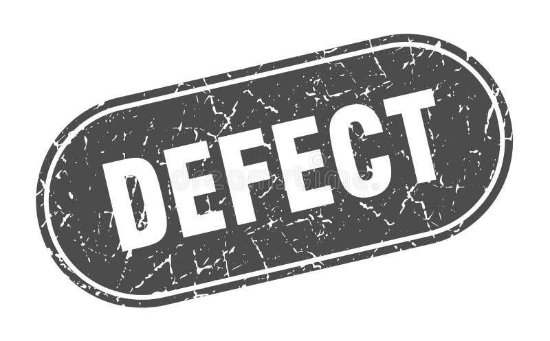 Defect Sign. Defect Circular Band Label. Defect Sticker Stock Vector ...