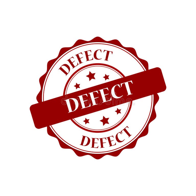 Defect stamp illustration stock vector. Illustration of stamp - 106952133