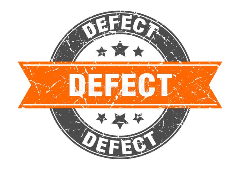 Defect stamp stock vector. Illustration of sticker, band - 196579534