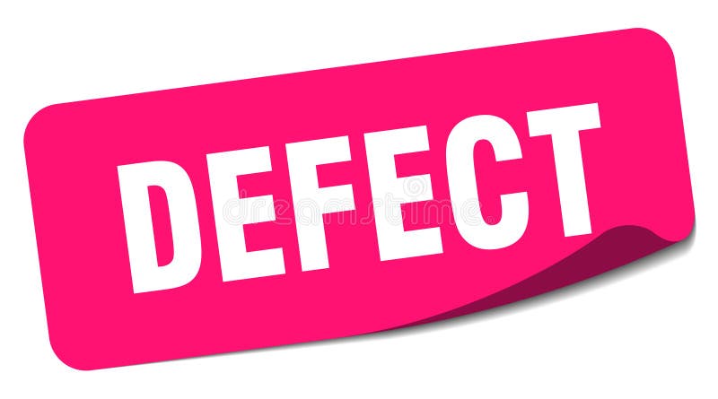 Defect Sticker Stock Illustrations – 450 Defect Sticker Stock ...