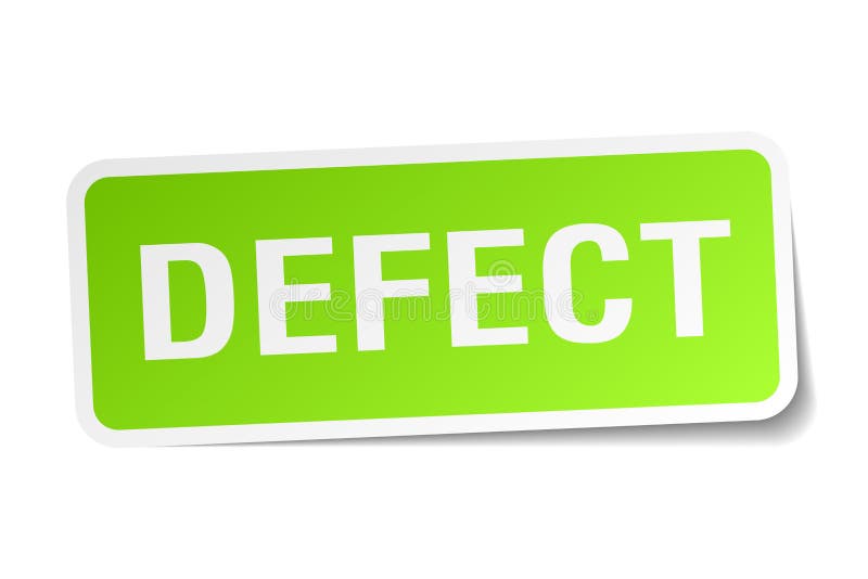 Defect stock vector. Illustration of paper, isolated - 124336027