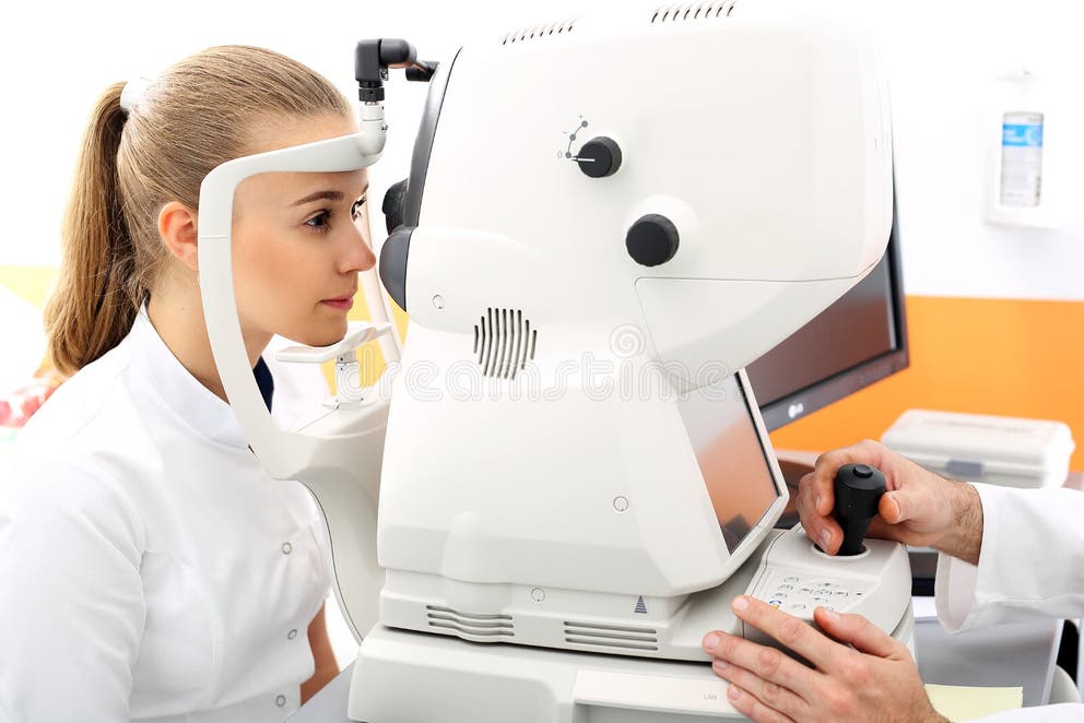 Defect of Vision, Computer Vision Test. Stock Image - Image of computer ...