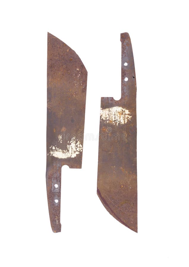Defective Cutting Tools that Rust Stock Photo - Image of isolated ...