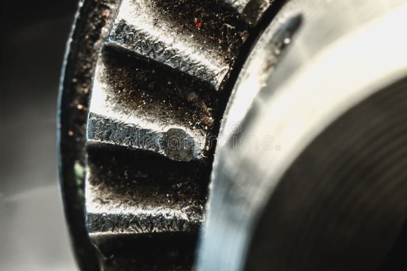 Defective drill bit macro stock image. Image of construction - 100289427